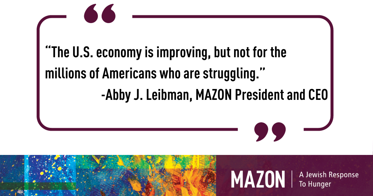 Latest USDA Household Food Insecurity Report Shows Urgent Need to ...